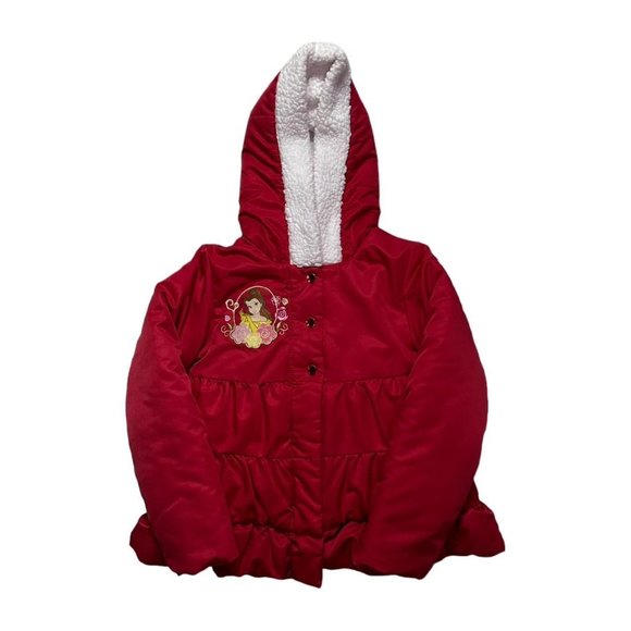 Disney | Jackets & Coats | Belle Kids Puffer Jacket Dress | Poshmark